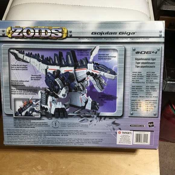 Hasbro | Toys | Hasbro Zoids Gojulas Giga Nibclamping Jaws Thrashing ...